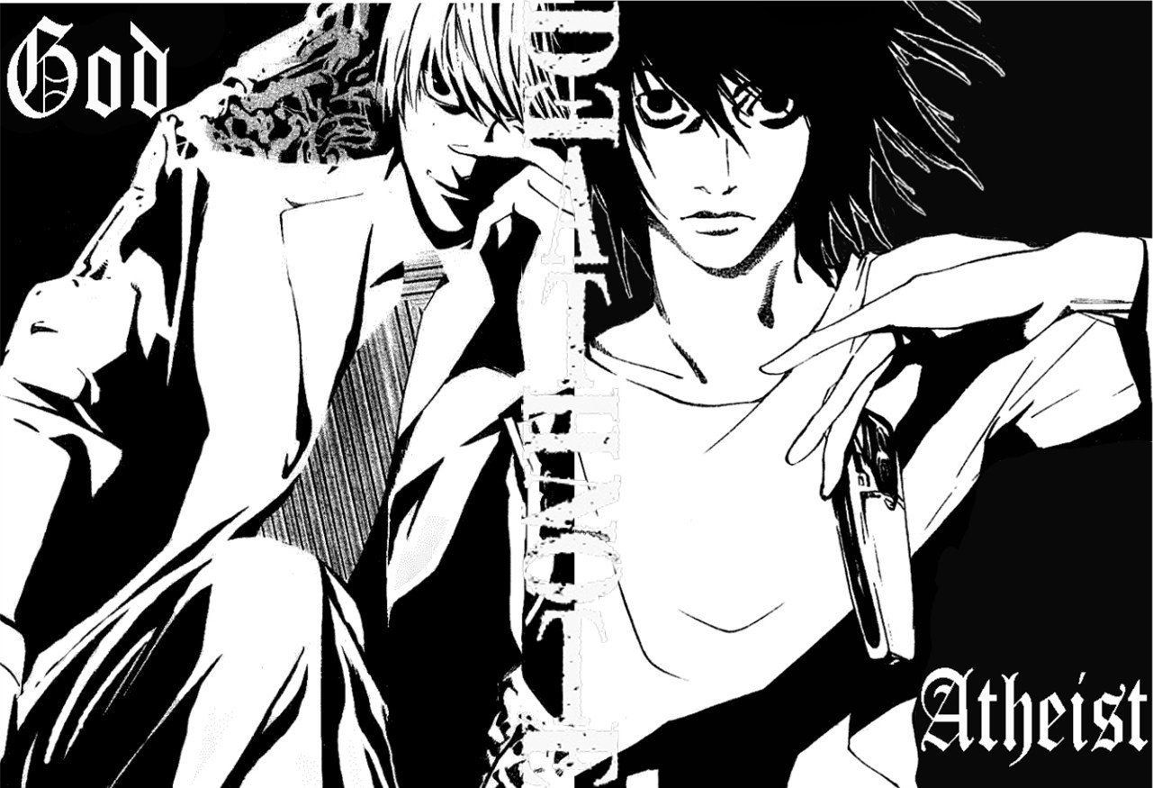 Death Note Black and White Wallpapers - Top Free Death Note Black and ...