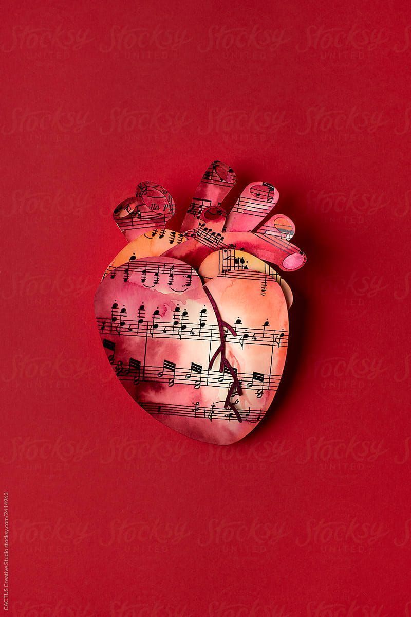 Music Heart Wallpapers - Top Free Music Heart Backgrounds - WallpaperAccess
