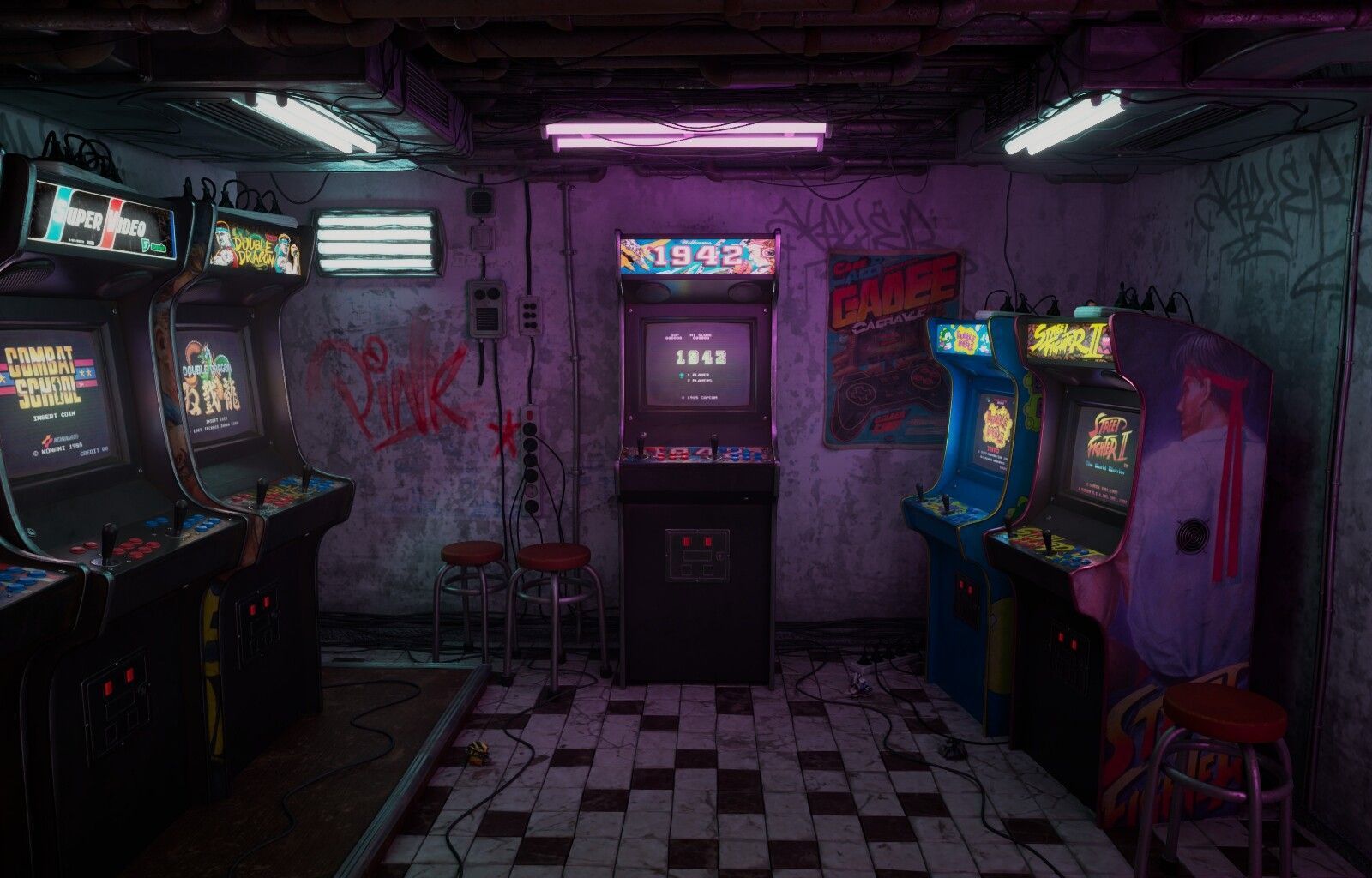 4K Arcade Wallpapers - Top Free 4K Arcade Backgrounds - WallpaperAccess
