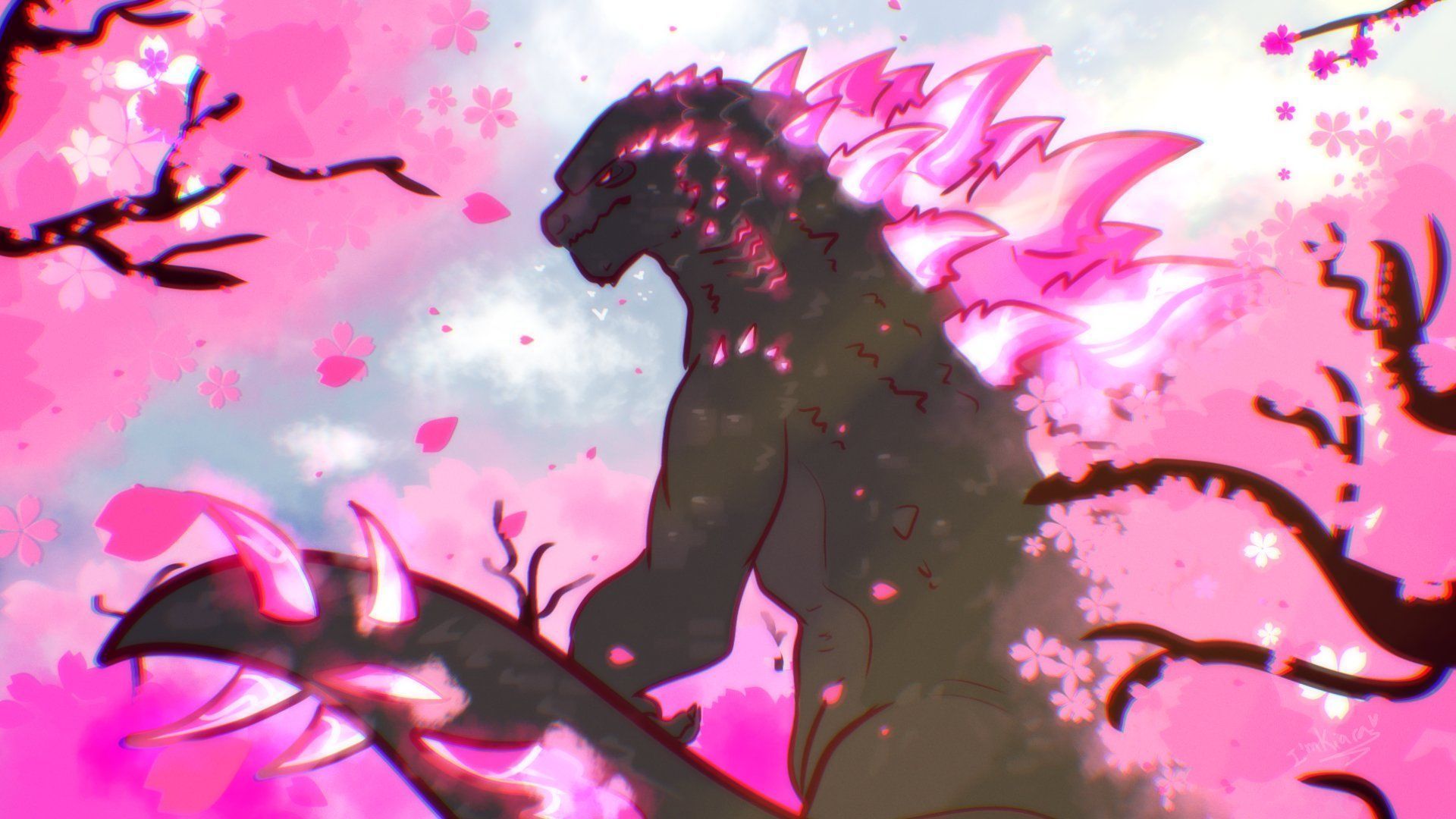 Pink Godzilla Wallpapers - Top Free Pink Godzilla Backgrounds ...