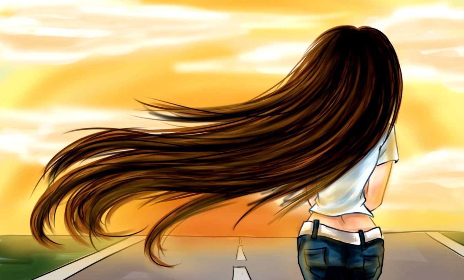 Long Hair Girl Wallpapers - Top Free Long Hair Girl Backgrounds ...