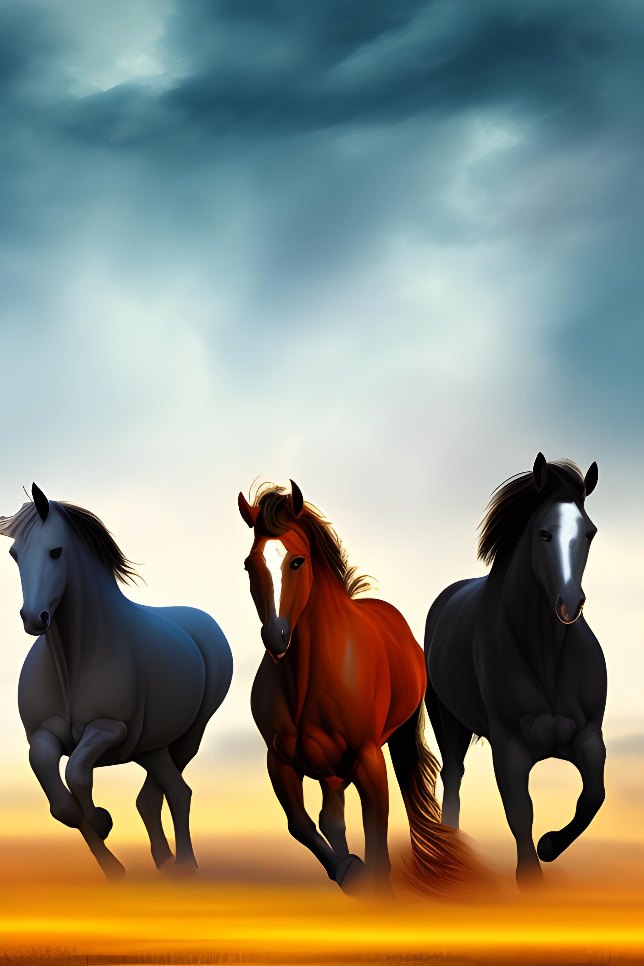 Seven Running Horses Wallpapers - Top Free Seven Running Horses ...