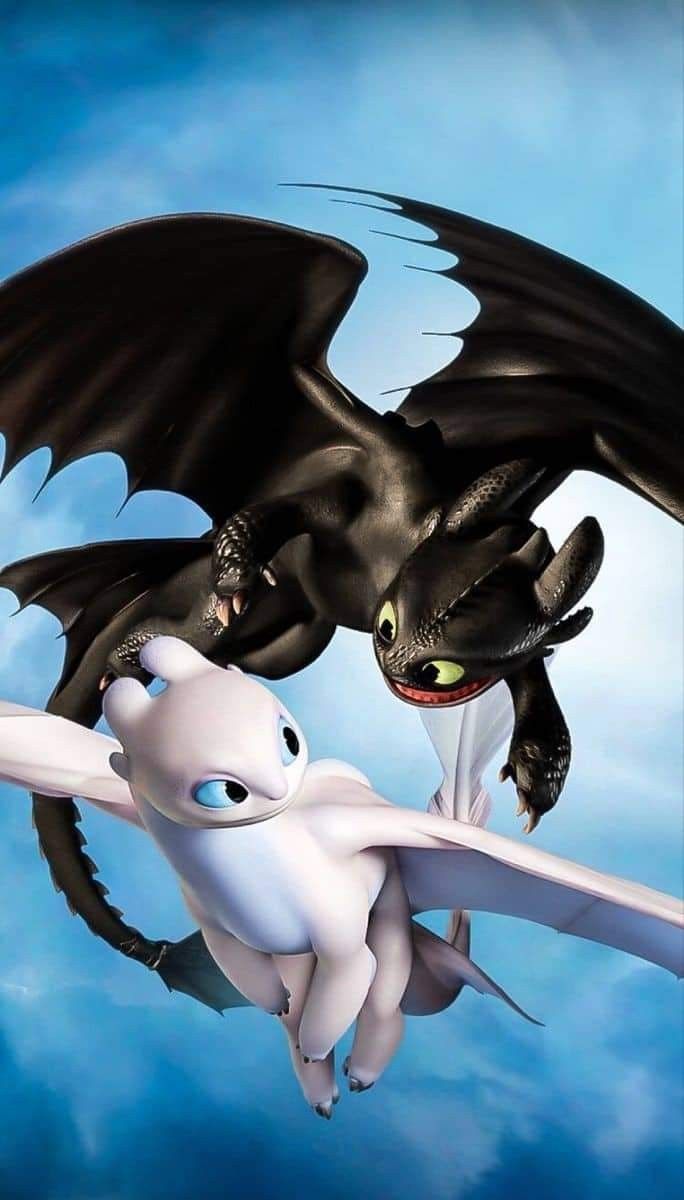 Toothless and Lightfury Wallpapers - Top Free Toothless and Lightfury ...
