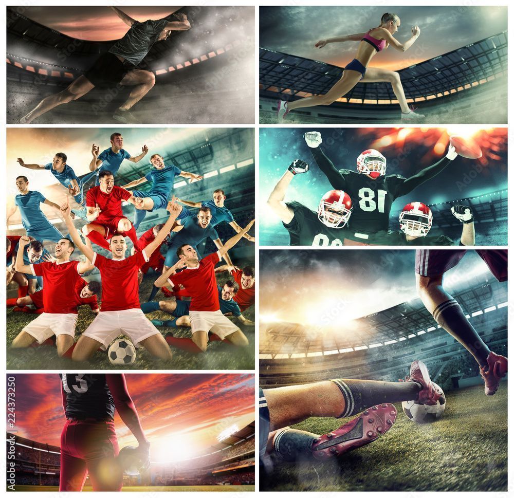 Sports Collage Wallpapers - Top Free Sports Collage Backgrounds ...