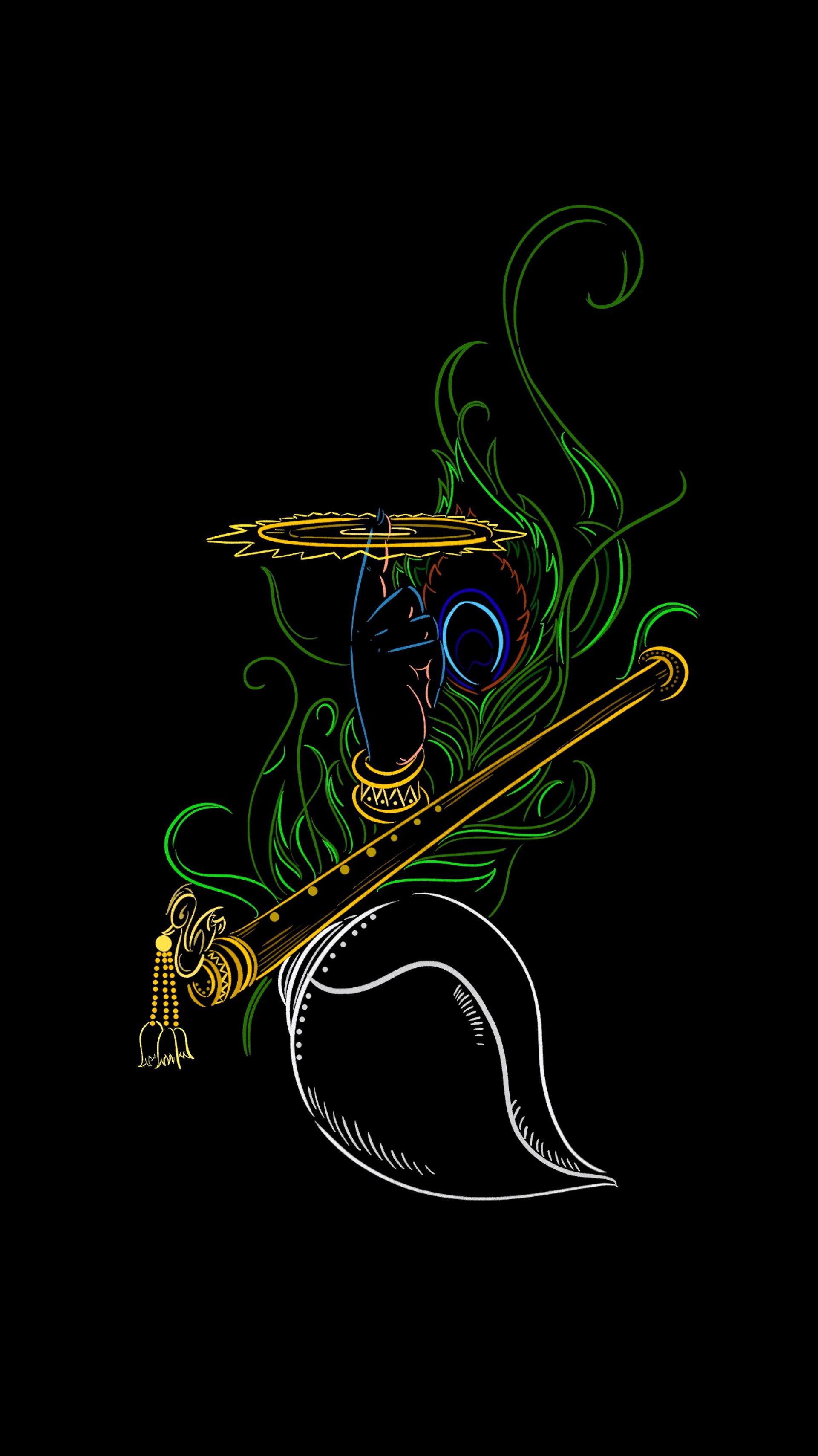 Krishna Minimal Wallpapers - Top Free Krishna Minimal Backgrounds ...