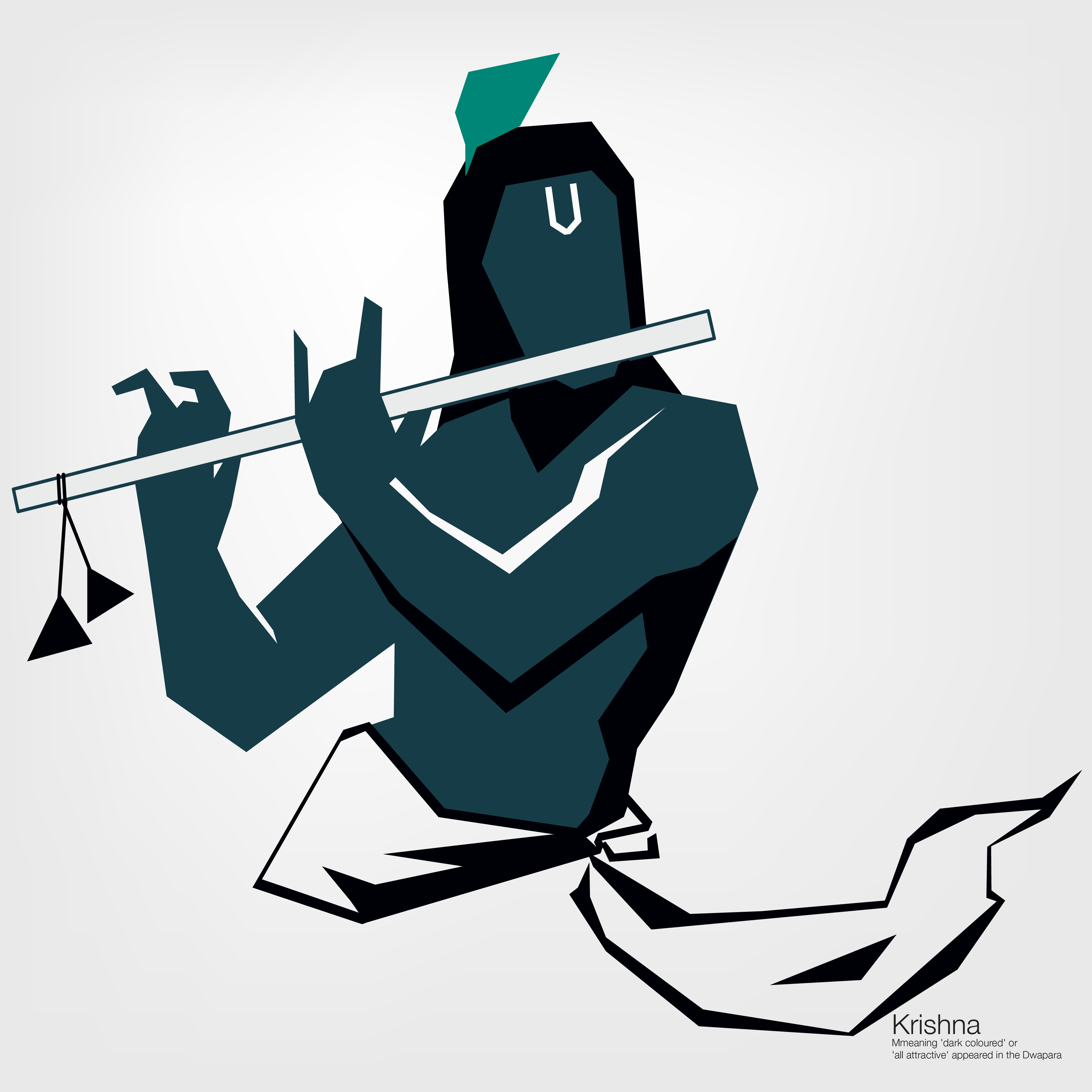 Krishna Minimal Wallpapers - Top Free Krishna Minimal Backgrounds ...