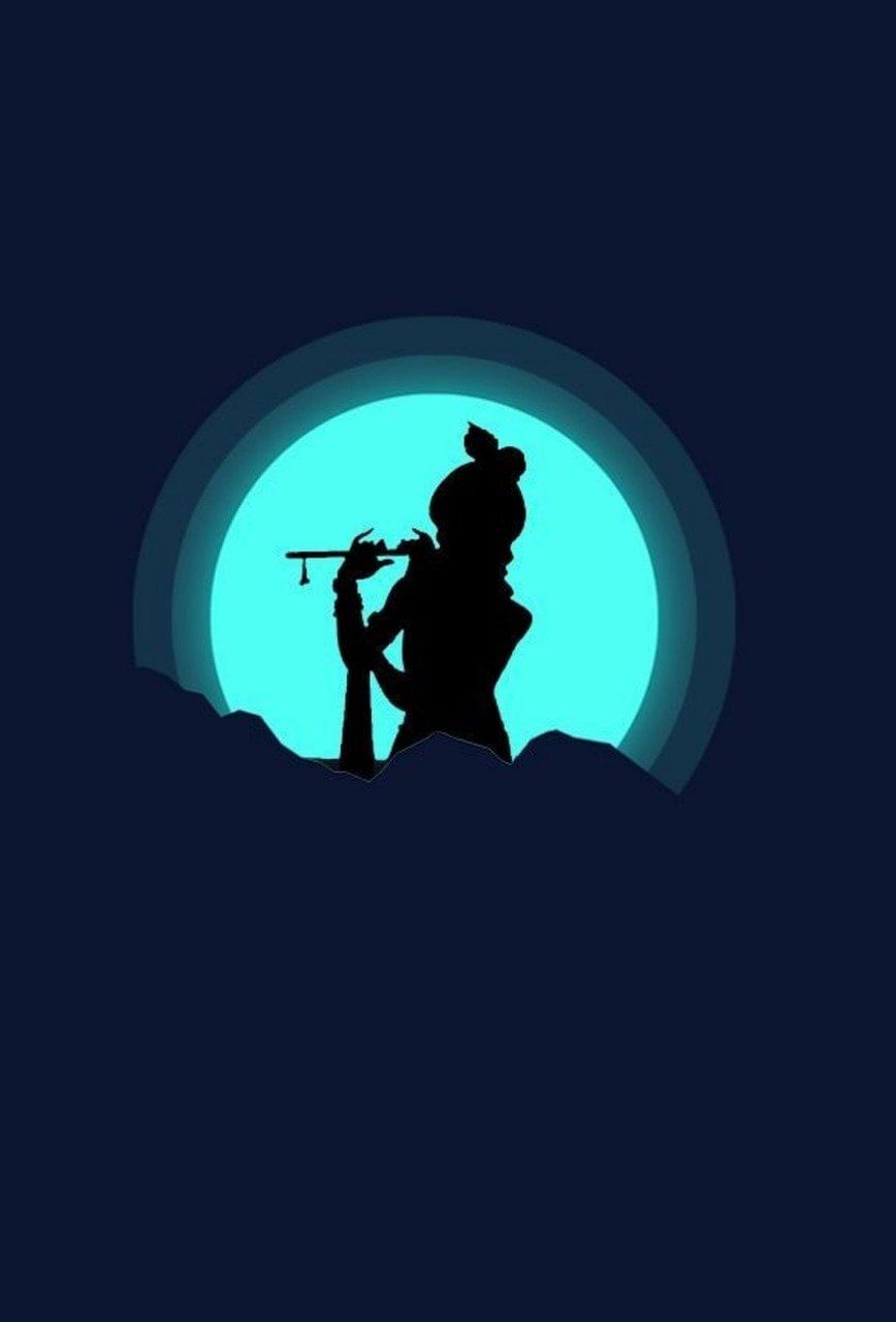 Krishna Minimal Wallpapers - Top Free Krishna Minimal Backgrounds ...