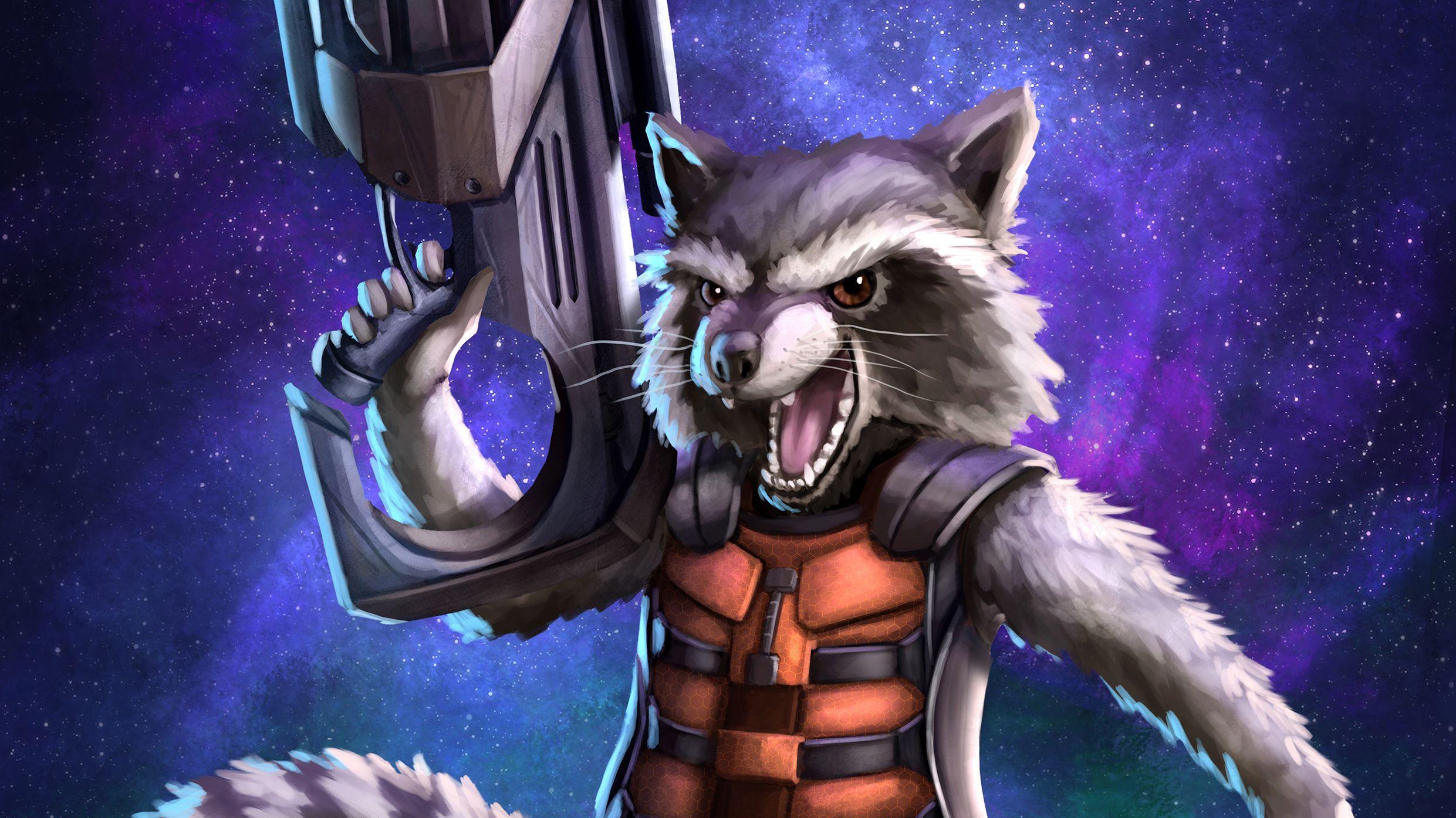 Rocket Raccoon Wallpapers - Top Free Rocket Raccoon Backgrounds ...