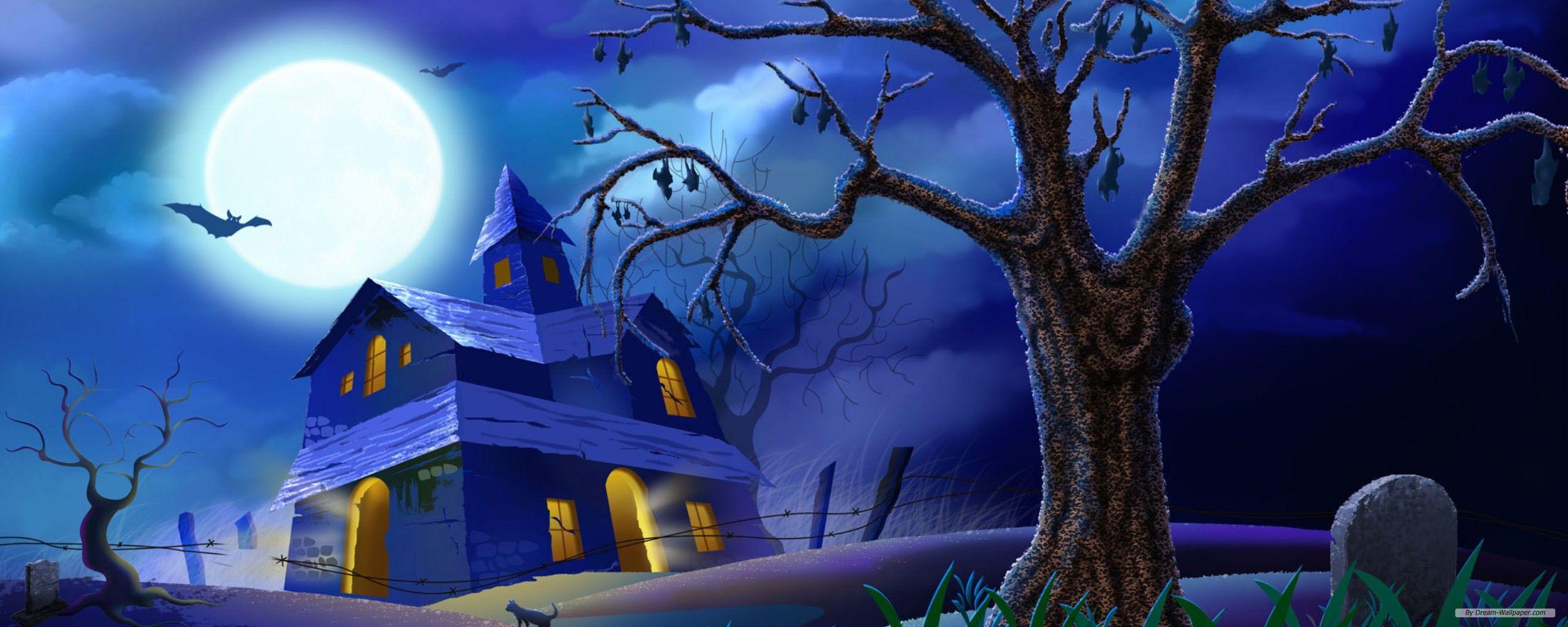 Dual Monitor Halloween Wallpapers - Top Free Dual Monitor Halloween ...