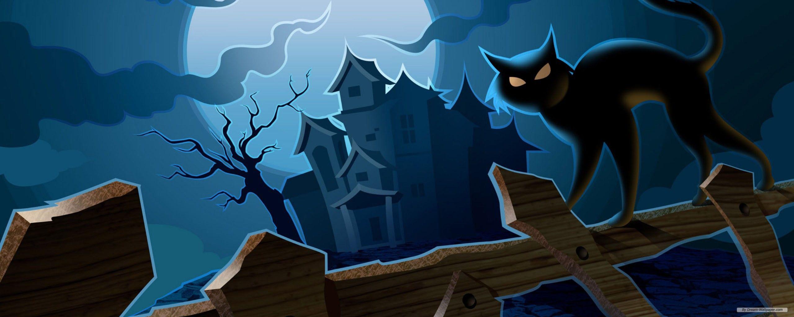 Dual Screen Monitor Halloween Wallpapers - Top Free Dual Screen Monitor ...