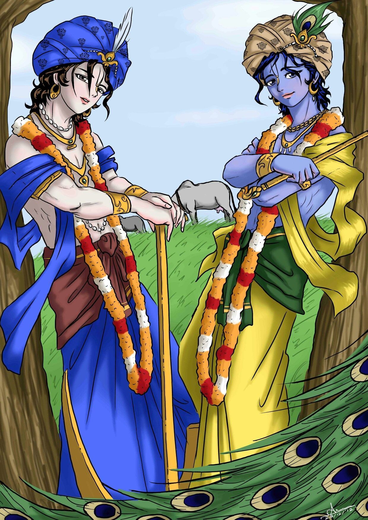 Krishna Balram Wallpapers - Top Free Krishna Balram Backgrounds ...