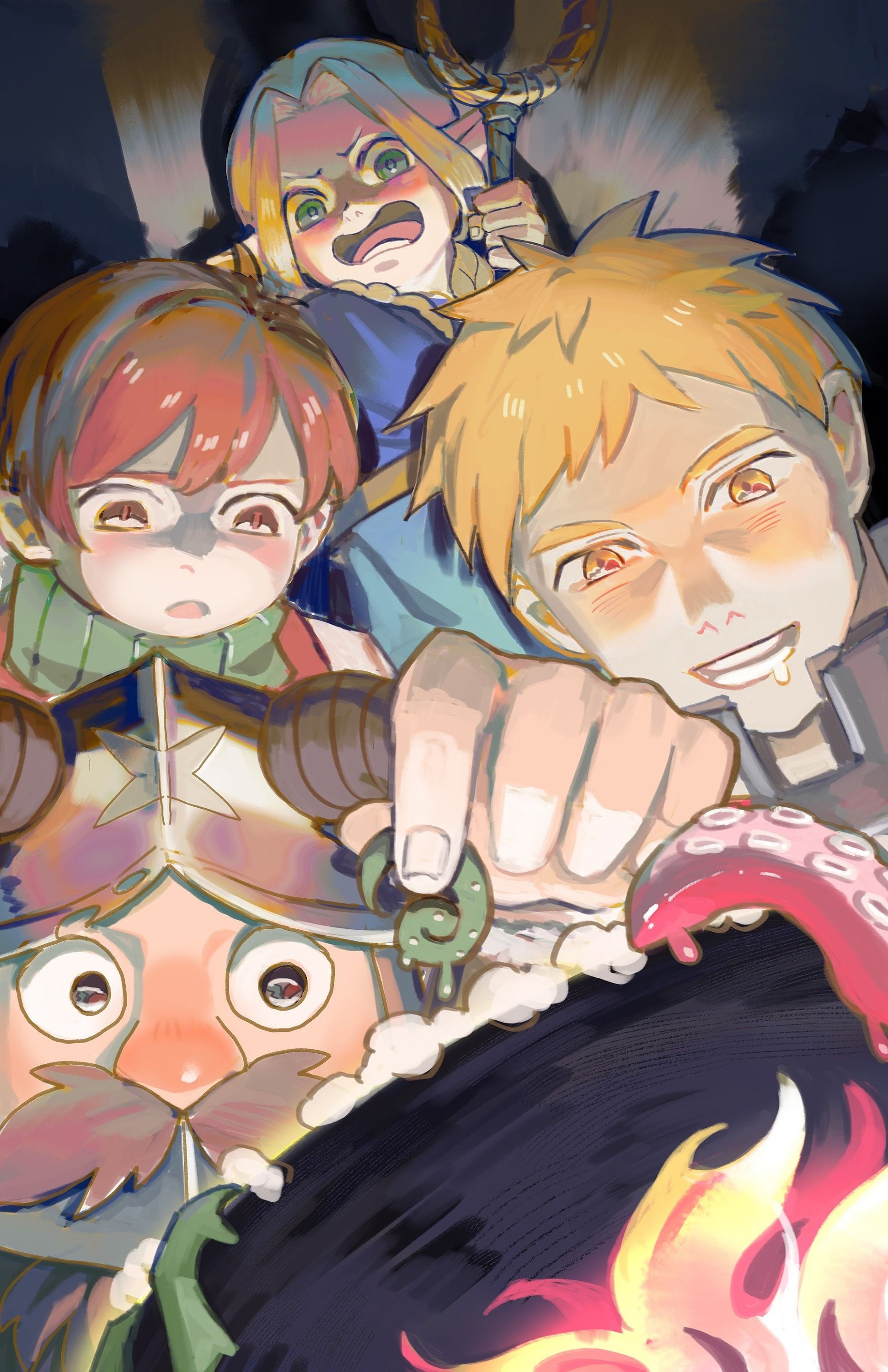 Dungeon Meshi Wallpapers - Top Free Dungeon Meshi Backgrounds ...