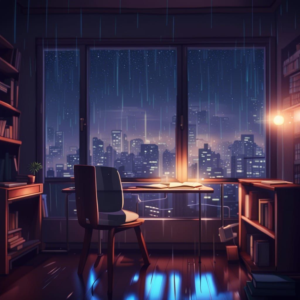 Anime Room Night Wallpapers - Top Free Anime Room Night Backgrounds ...