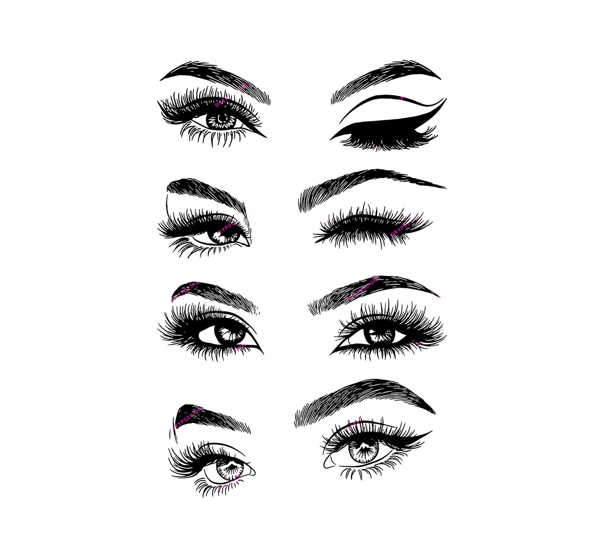 Eye Lashes Wallpapers - Top Free Eye Lashes Backgrounds - WallpaperAccess
