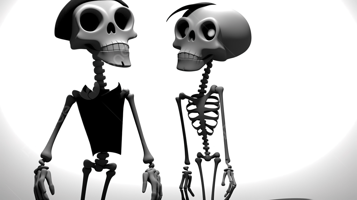 Cartoon Skeleton Wallpapers - Top Free Cartoon Skeleton Backgrounds ...