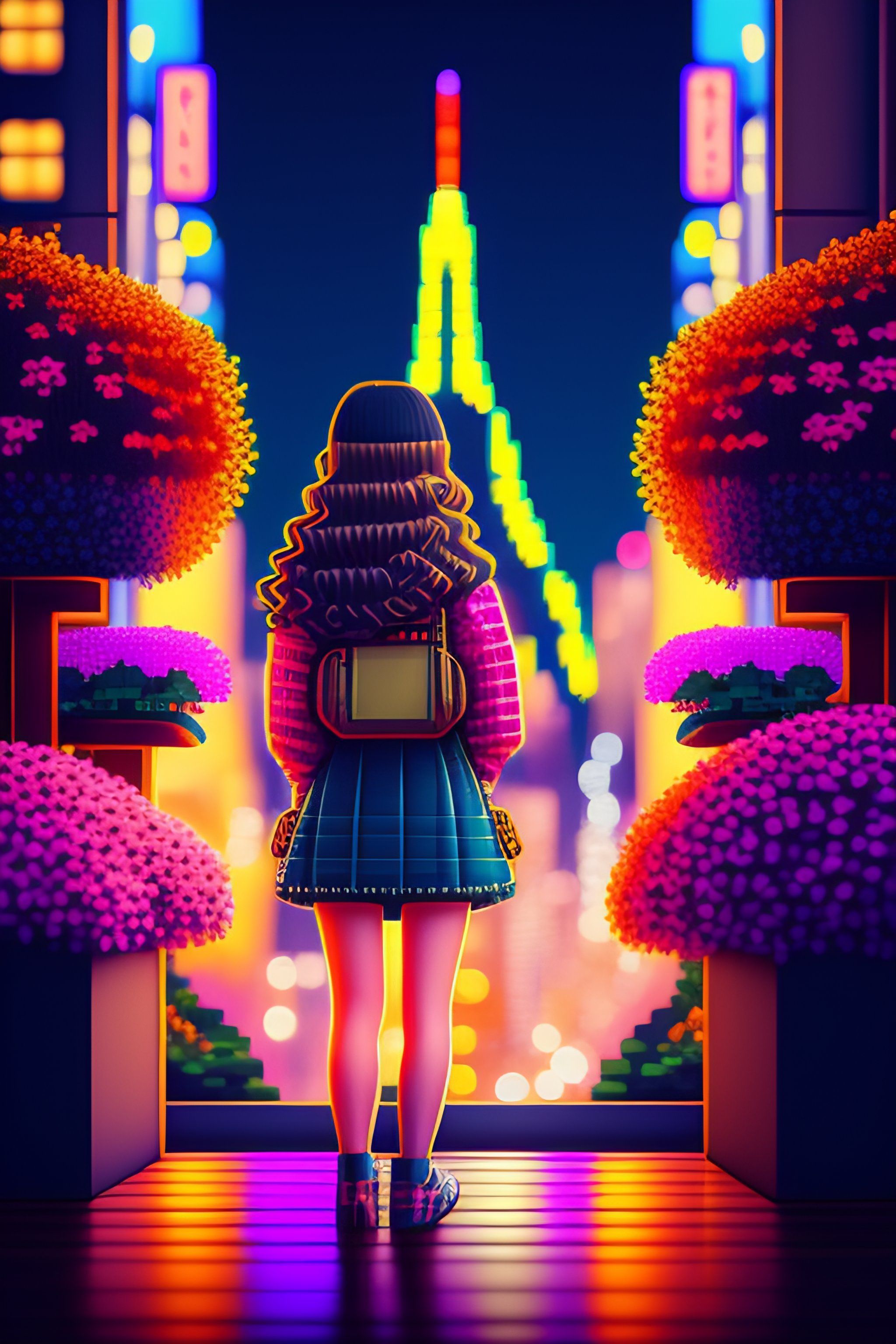 Pixel Art Girl Wallpapers - Top Free Pixel Art Girl Backgrounds ...