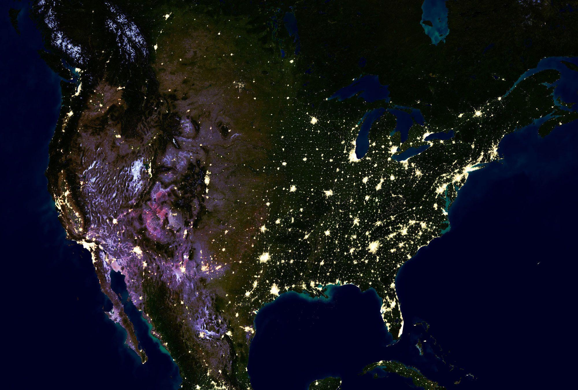 NASA Earth at Night Wallpapers - Top Free NASA Earth at Night ...