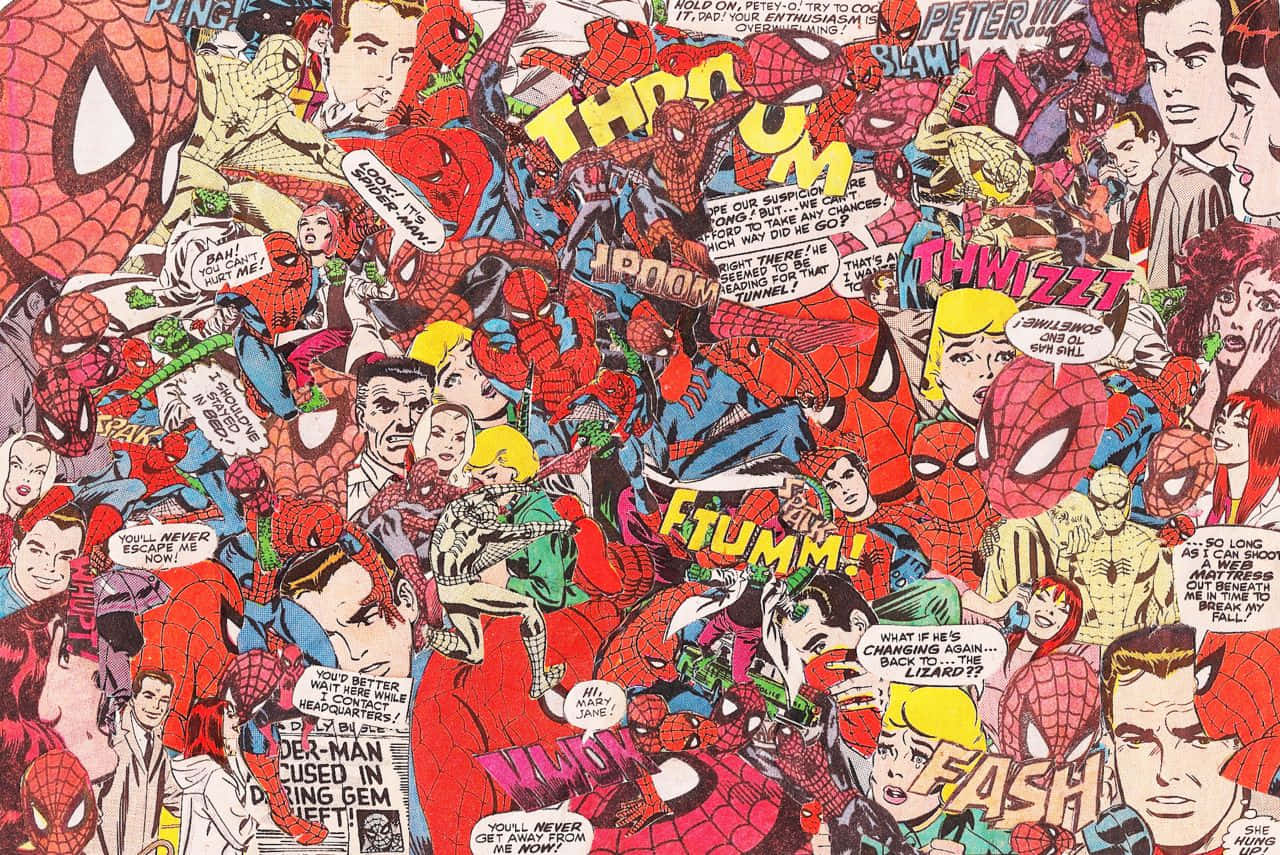 Spiderman Collage Wallpapers - Top Free Spiderman Collage Backgrounds ...