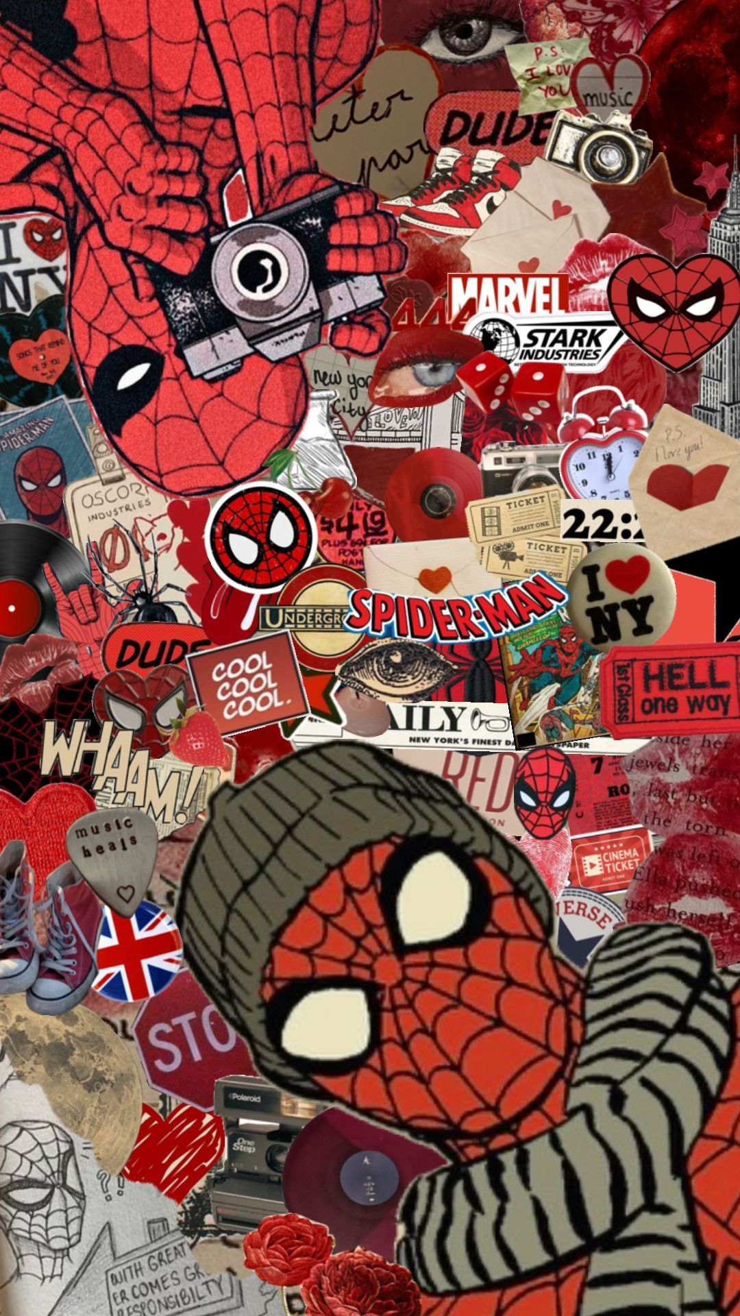 Spiderman Collage Wallpapers - Top Free Spiderman Collage Backgrounds ...