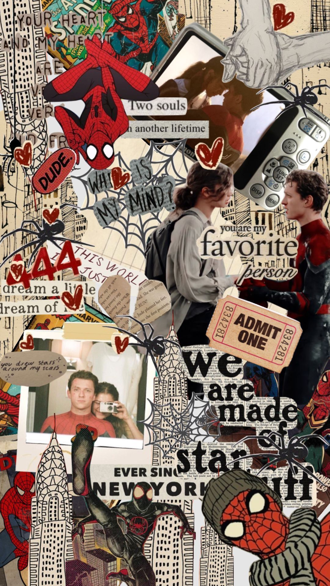 Spiderman Collage Wallpapers - Top Free Spiderman Collage Backgrounds ...