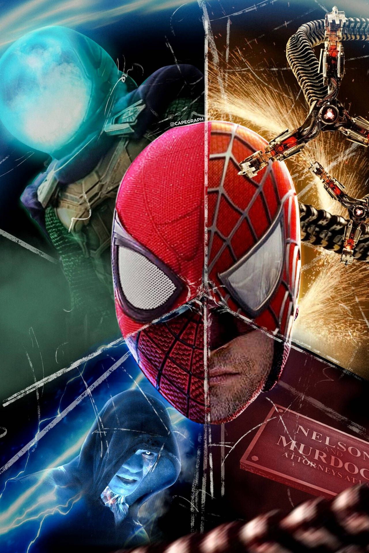 Spiderman Collage Wallpapers - Top Free Spiderman Collage Backgrounds ...