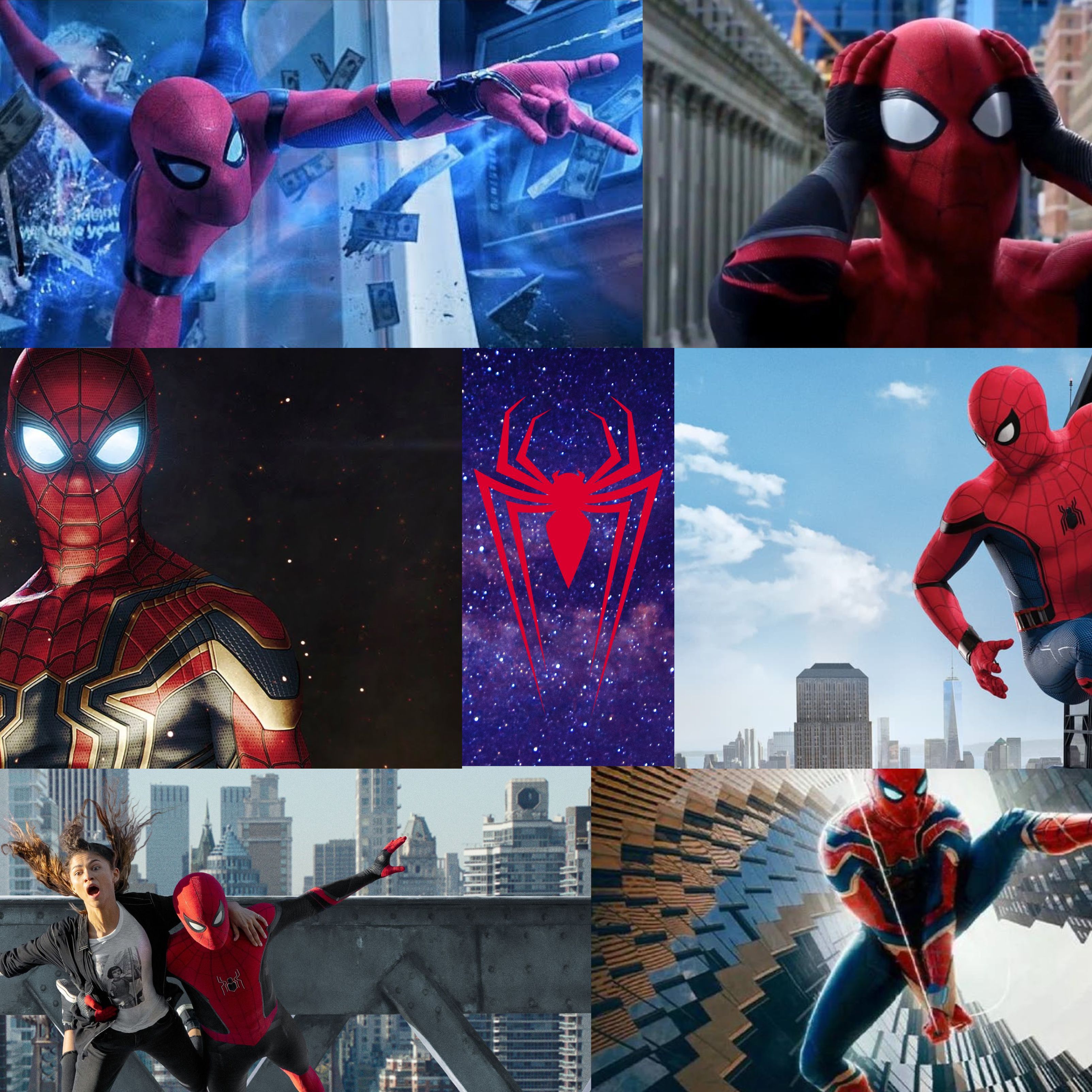 Spiderman Collage Wallpapers - Top Free Spiderman Collage Backgrounds ...