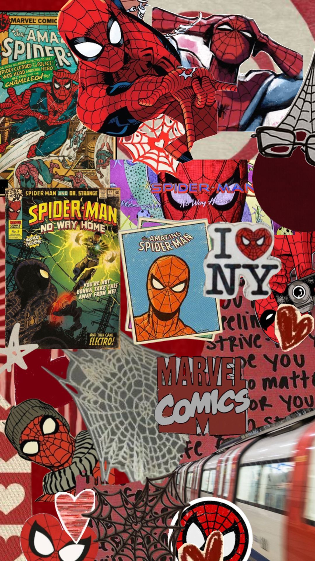 Spiderman Collage Wallpapers - Top Free Spiderman Collage Backgrounds ...