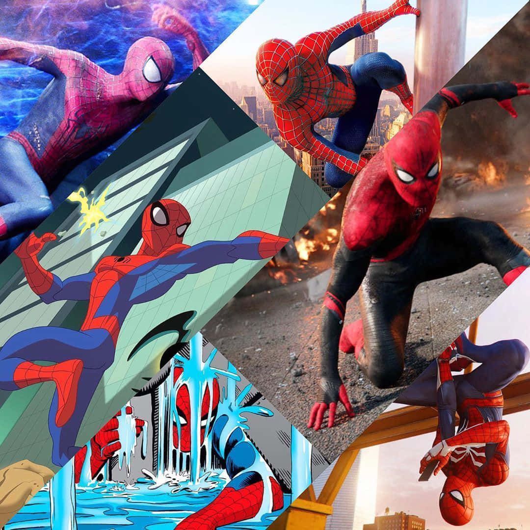 Spiderman Collage Wallpapers - Top Free Spiderman Collage Backgrounds ...