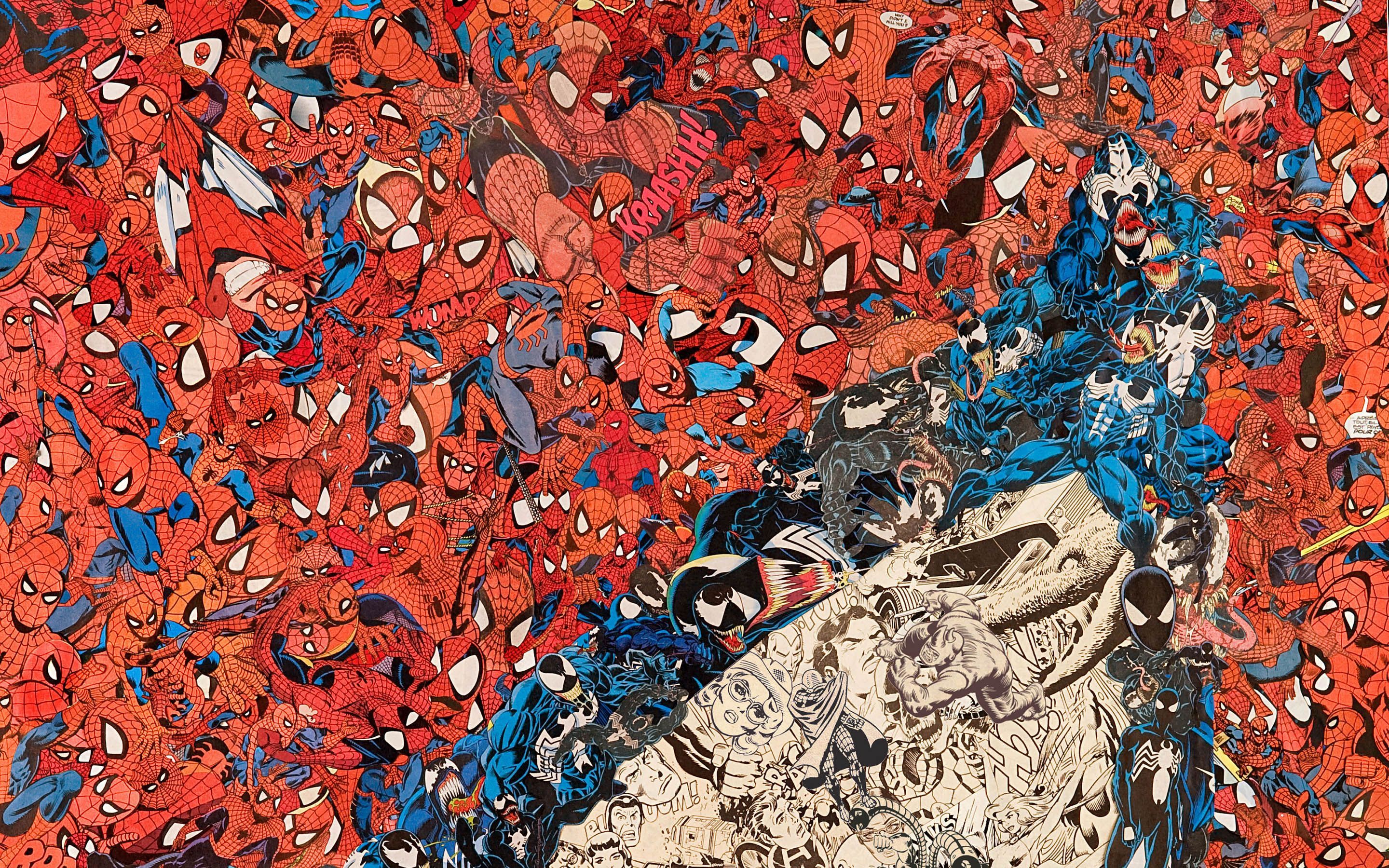 Spiderman Collage Wallpapers - Top Free Spiderman Collage Backgrounds ...