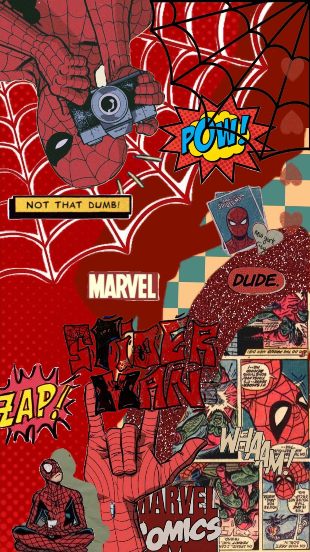 Spiderman Collage Wallpapers - Top Free Spiderman Collage Backgrounds ...