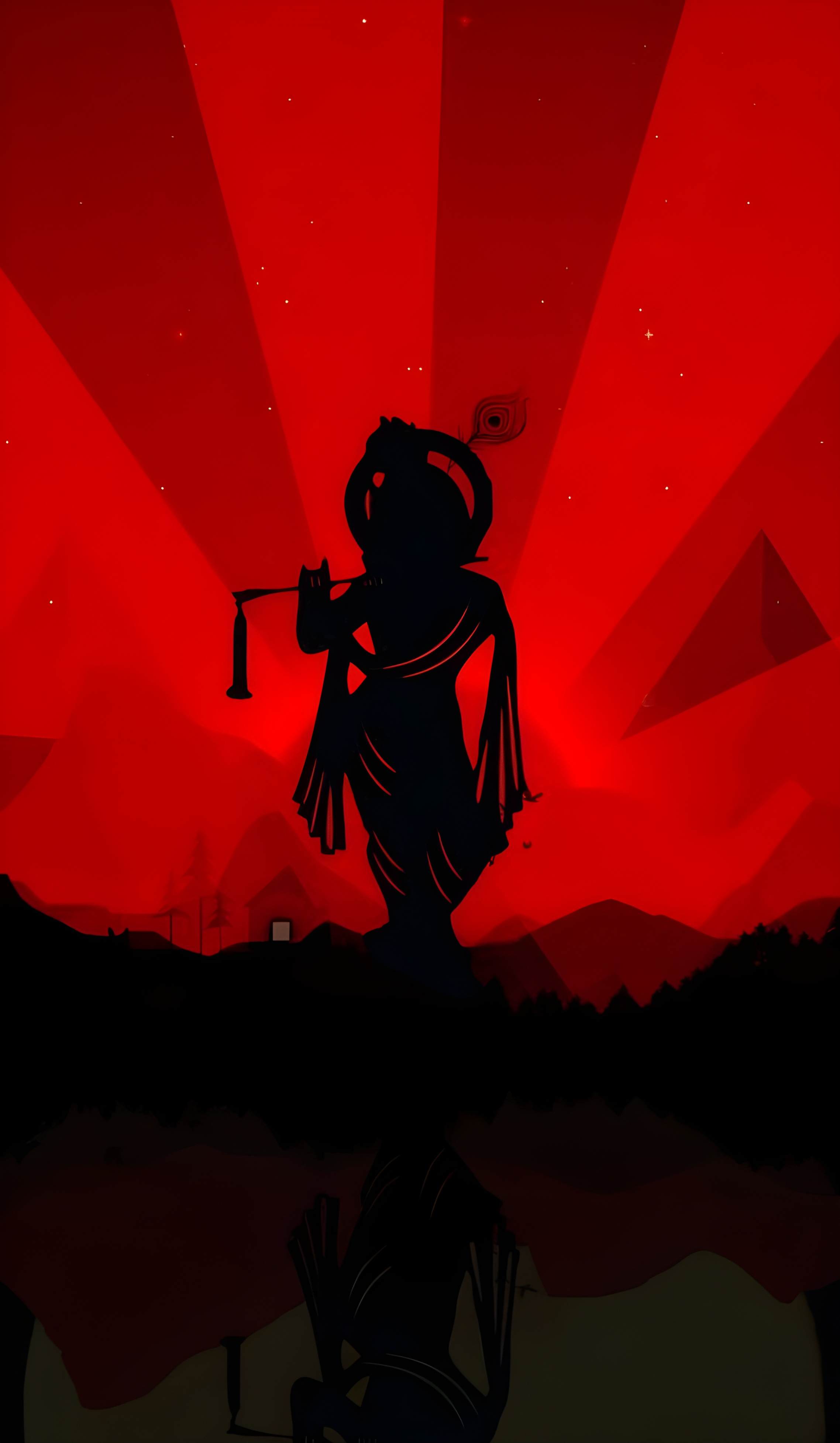 Krishna Shadow Wallpapers - Top Free Krishna Shadow Backgrounds ...