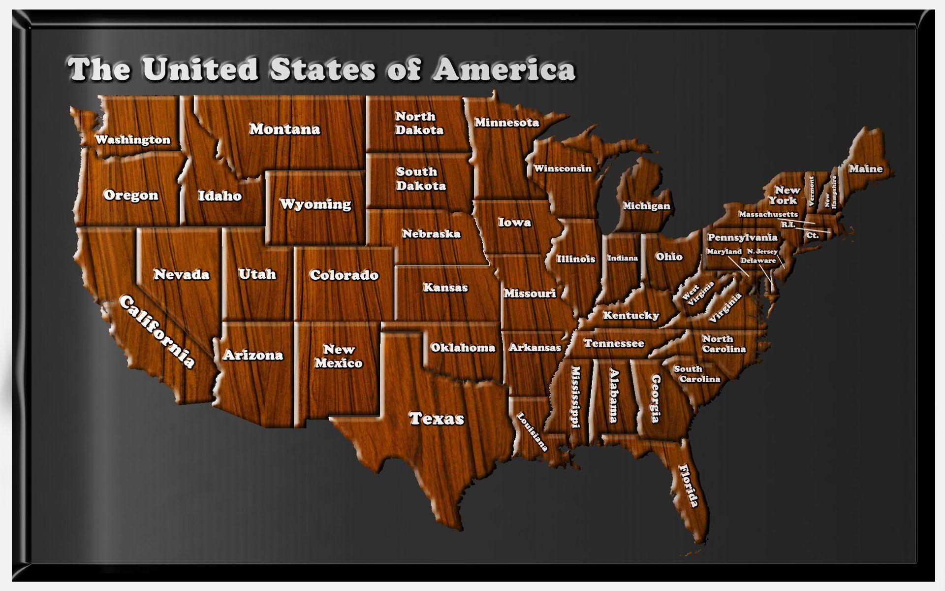 US Map Wallpapers - Top Free US Map Backgrounds - WallpaperAccess