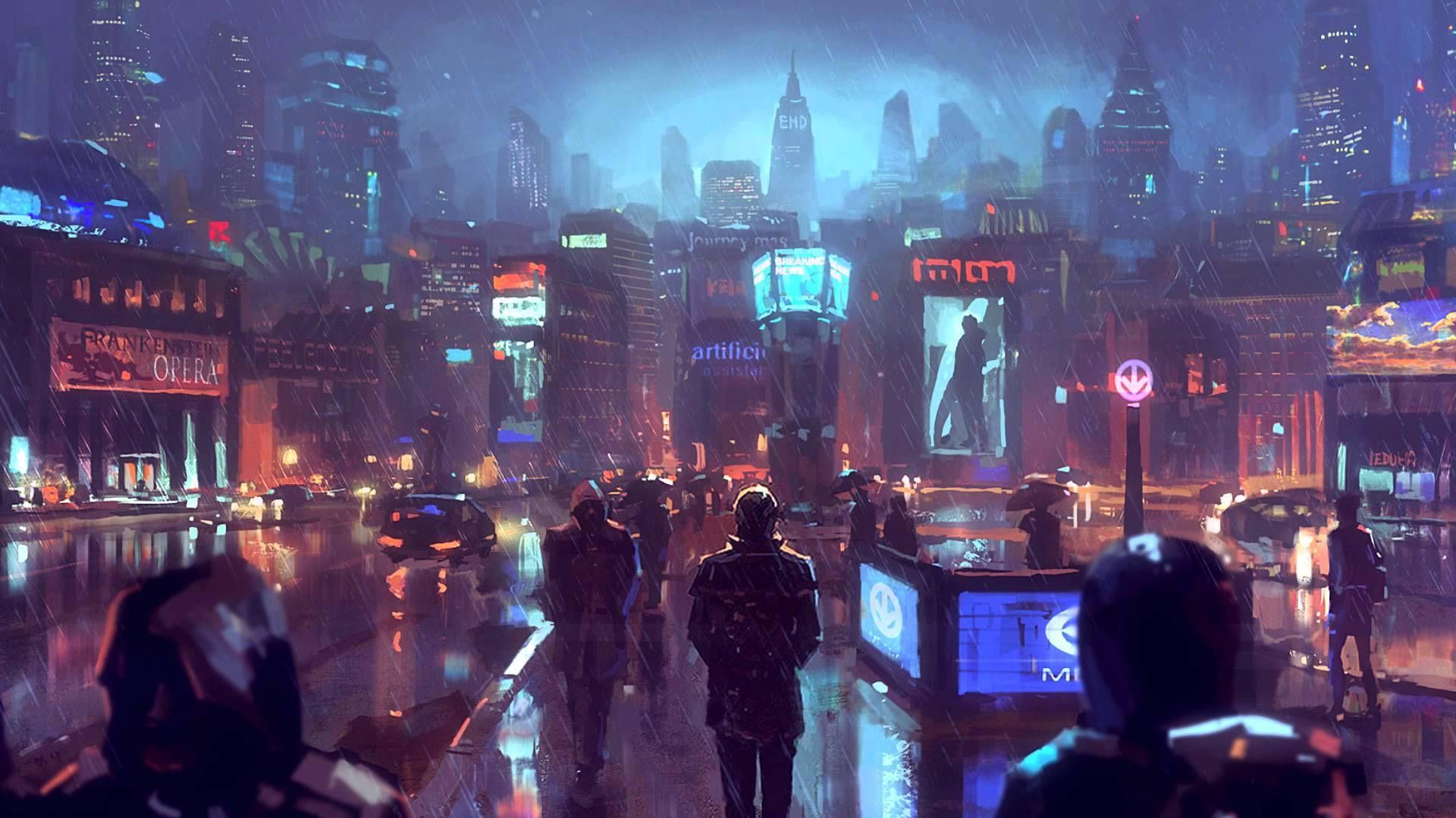Cyberpunk Rain Wallpapers - Top Free Cyberpunk Rain Backgrounds ...