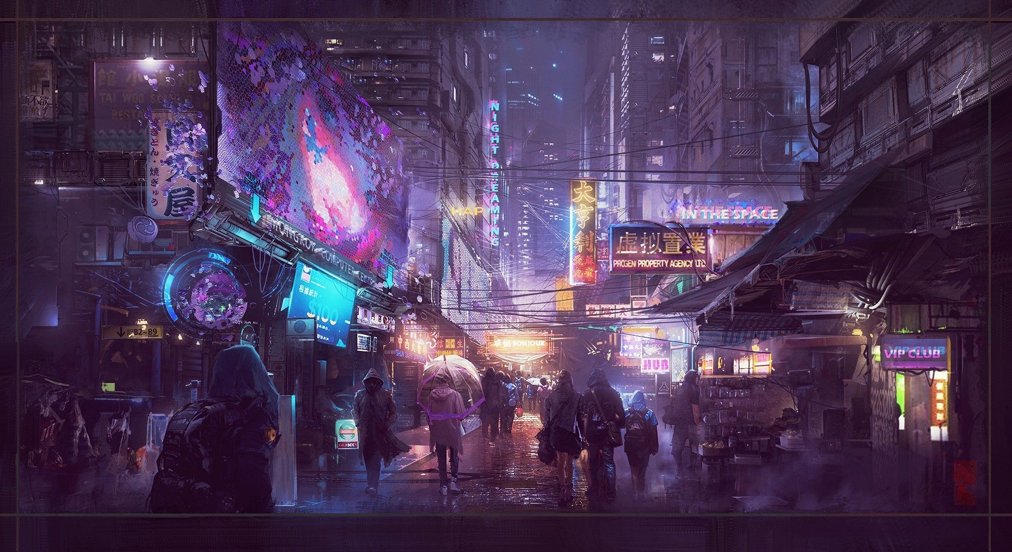 Cyberpunk Rain Wallpapers - Top Free Cyberpunk Rain Backgrounds ...