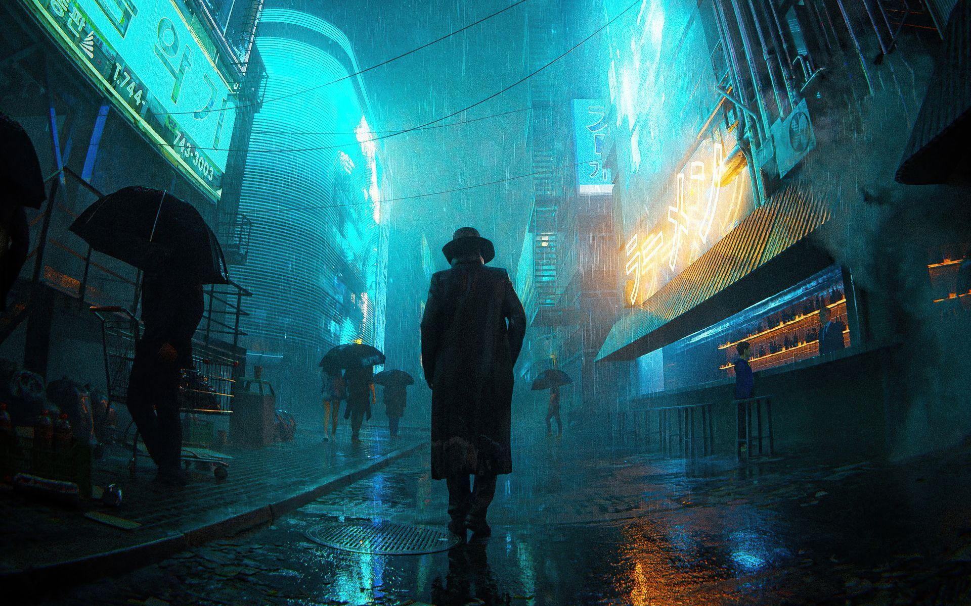 Cyberpunk Rain Wallpapers - Top Free Cyberpunk Rain Backgrounds ...