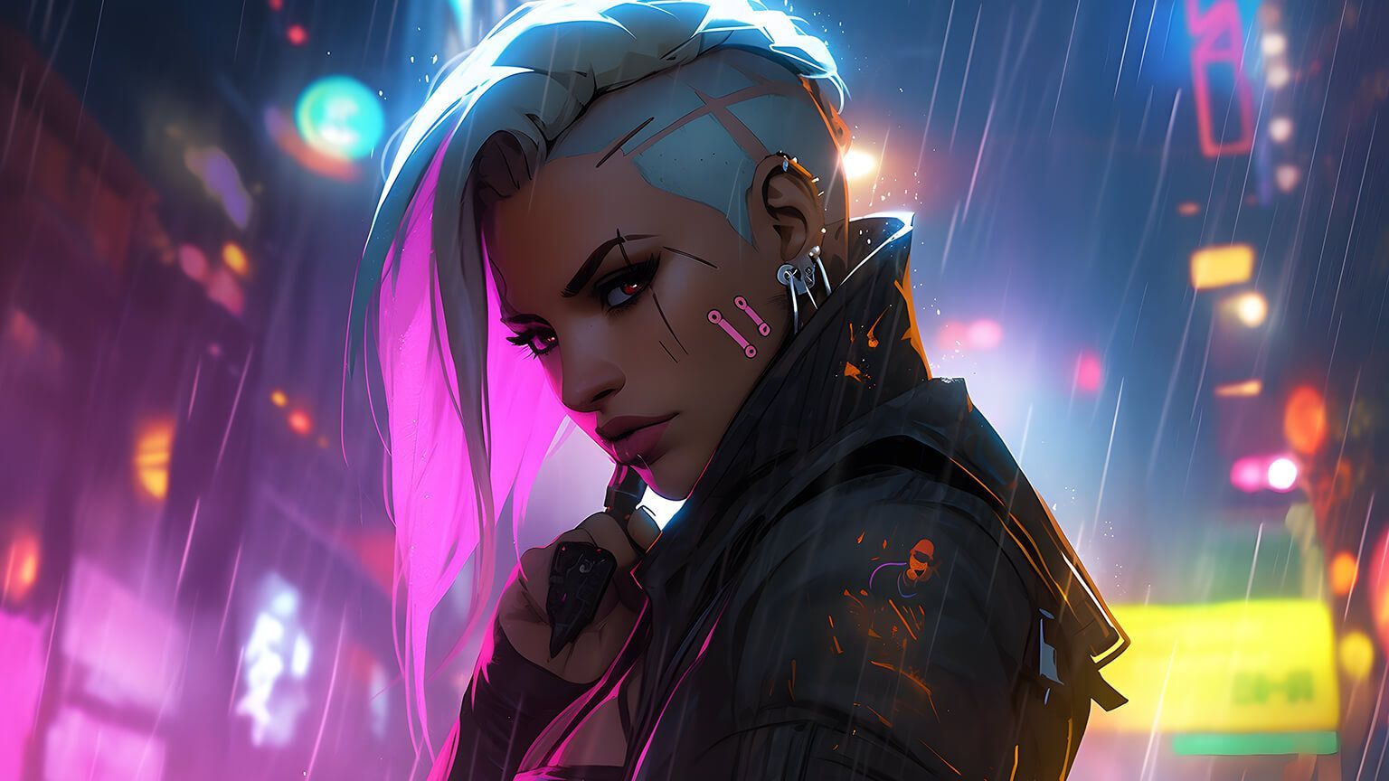 Cyberpunk Rain Wallpapers - Top Free Cyberpunk Rain Backgrounds ...