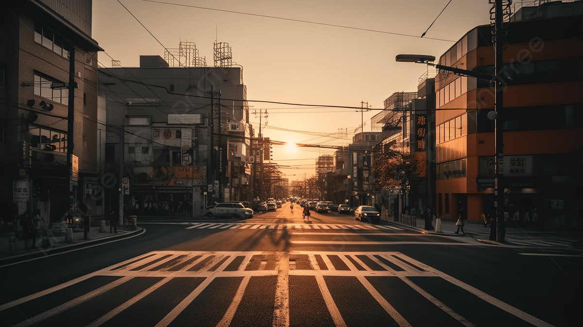 Street Sunset Wallpapers - Top Free Street Sunset Backgrounds ...