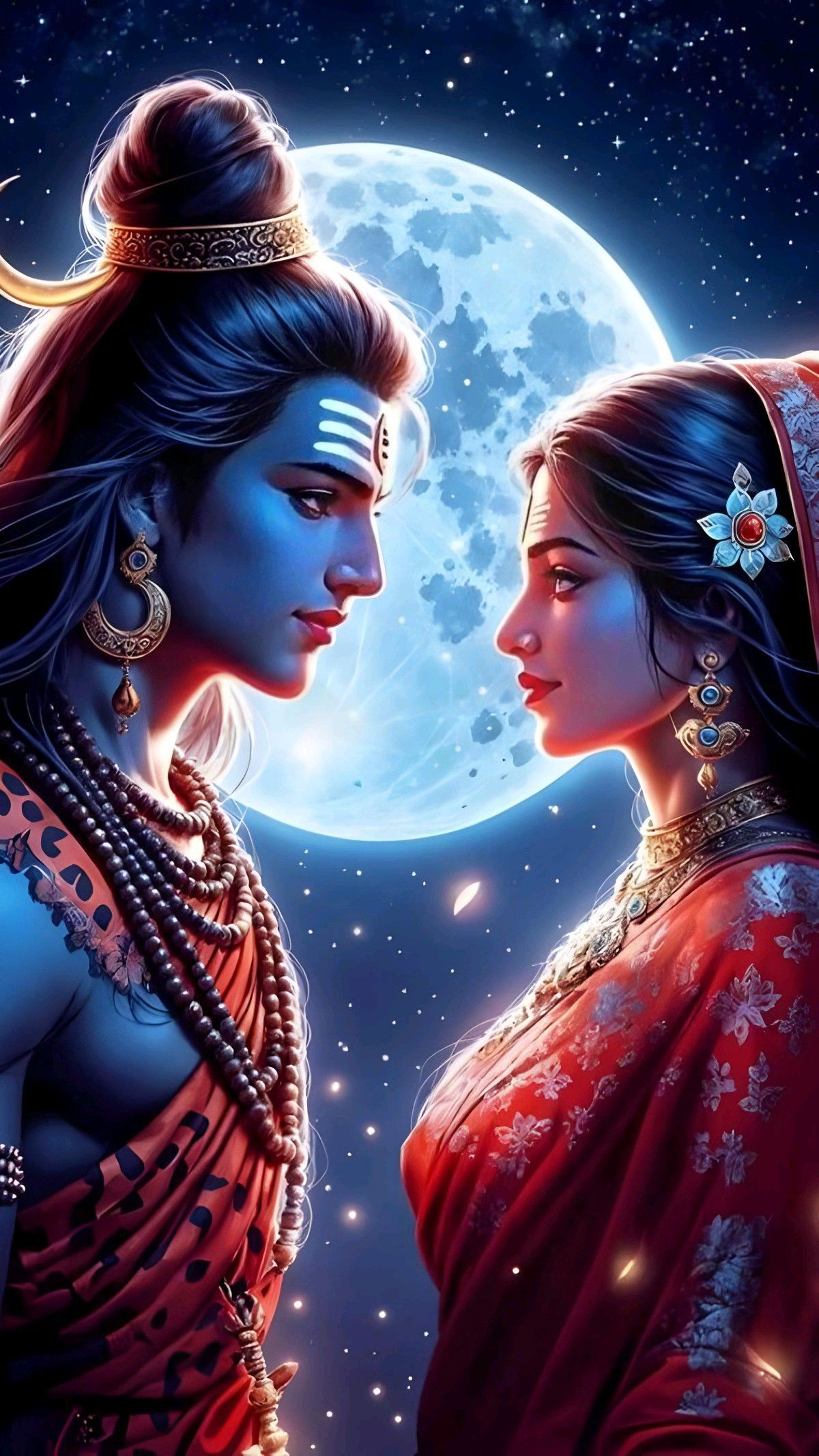 Shiv Parvati Love Wallpapers - Top Free Shiv Parvati Love Backgrounds - WallpaperAccess