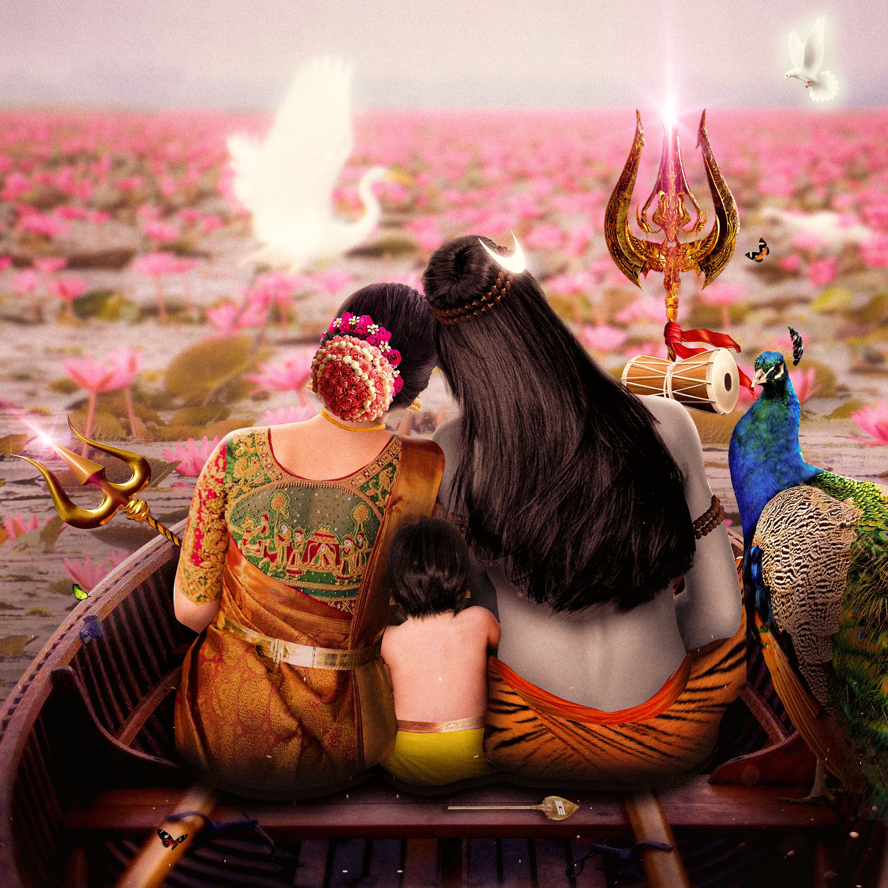 Shiv Parvati Love Wallpapers - Top Free Shiv Parvati Love Backgrounds ...