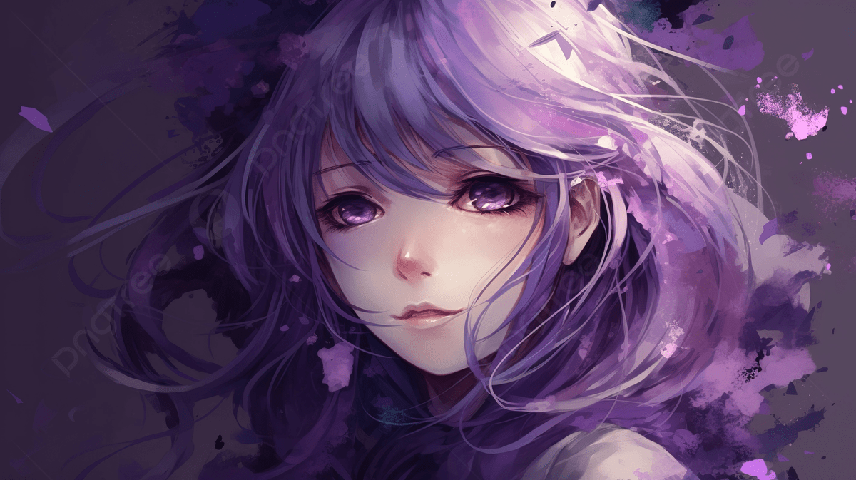 Anime Purple Eyes Wallpapers - Top Free Anime Purple Eyes Backgrounds ...