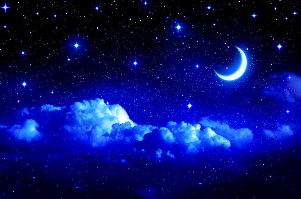 Blue Night Sky Wallpapers - Top Free Blue Night Sky Backgrounds ...