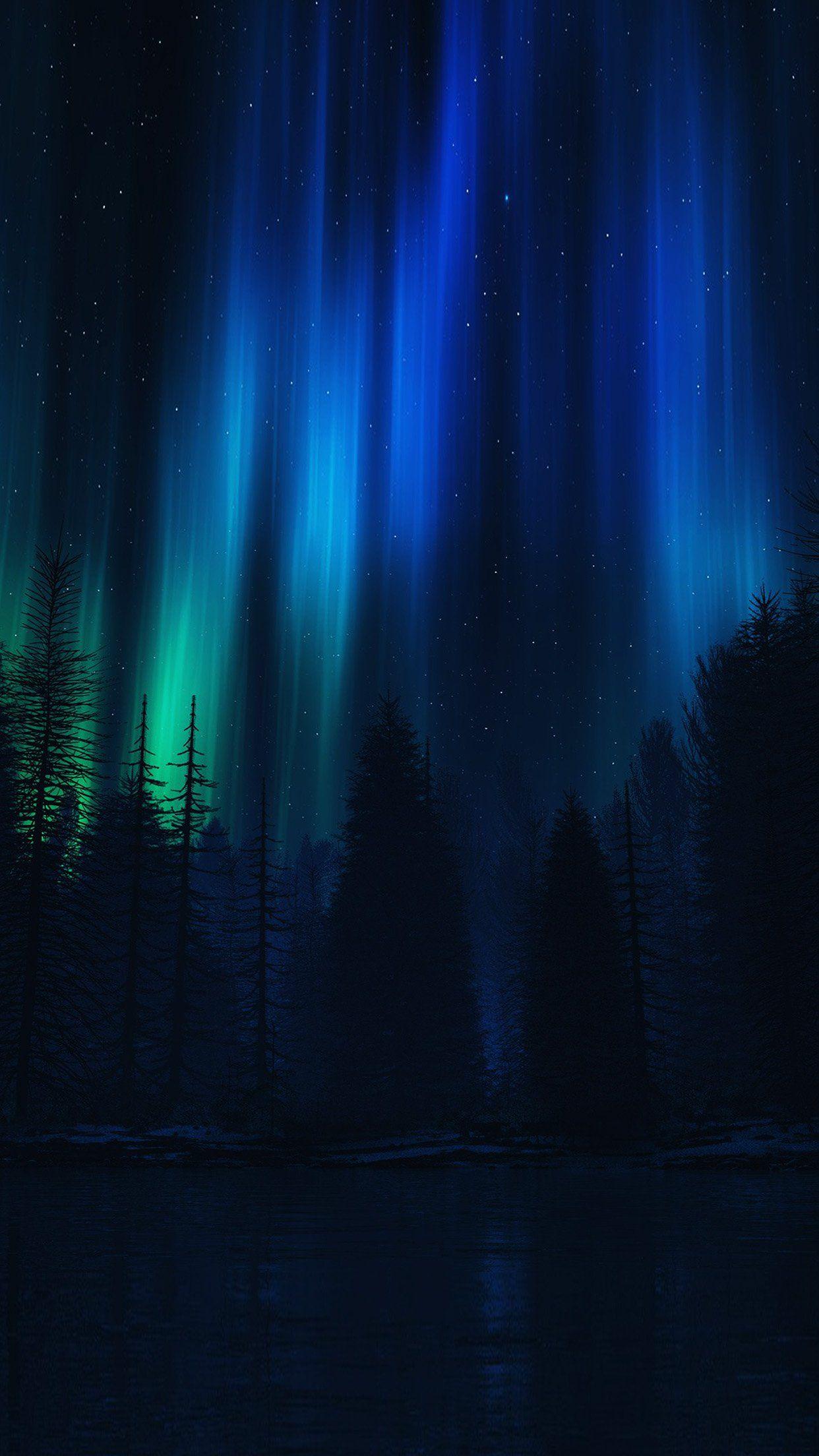 Blue Night Sky Wallpapers - Top Free Blue Night Sky Backgrounds ...