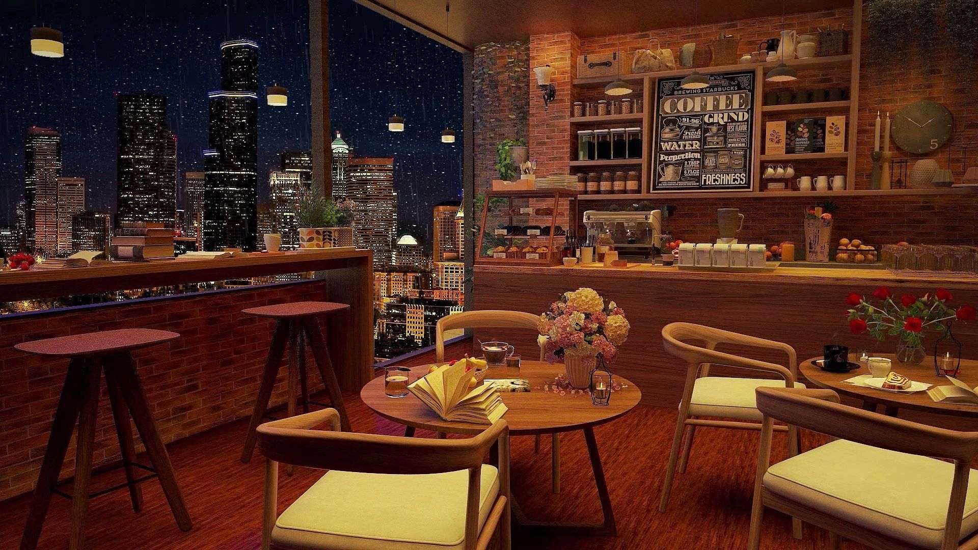 Cozy Coffee Shop Wallpapers - Top Free Cozy Coffee Shop Backgrounds ...