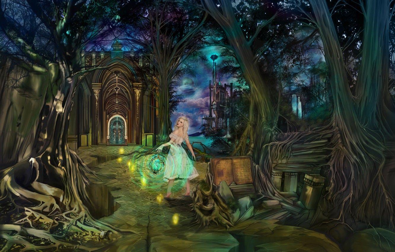 Fairy Forest at Night Wallpapers - Top Free Fairy Forest at Night ...