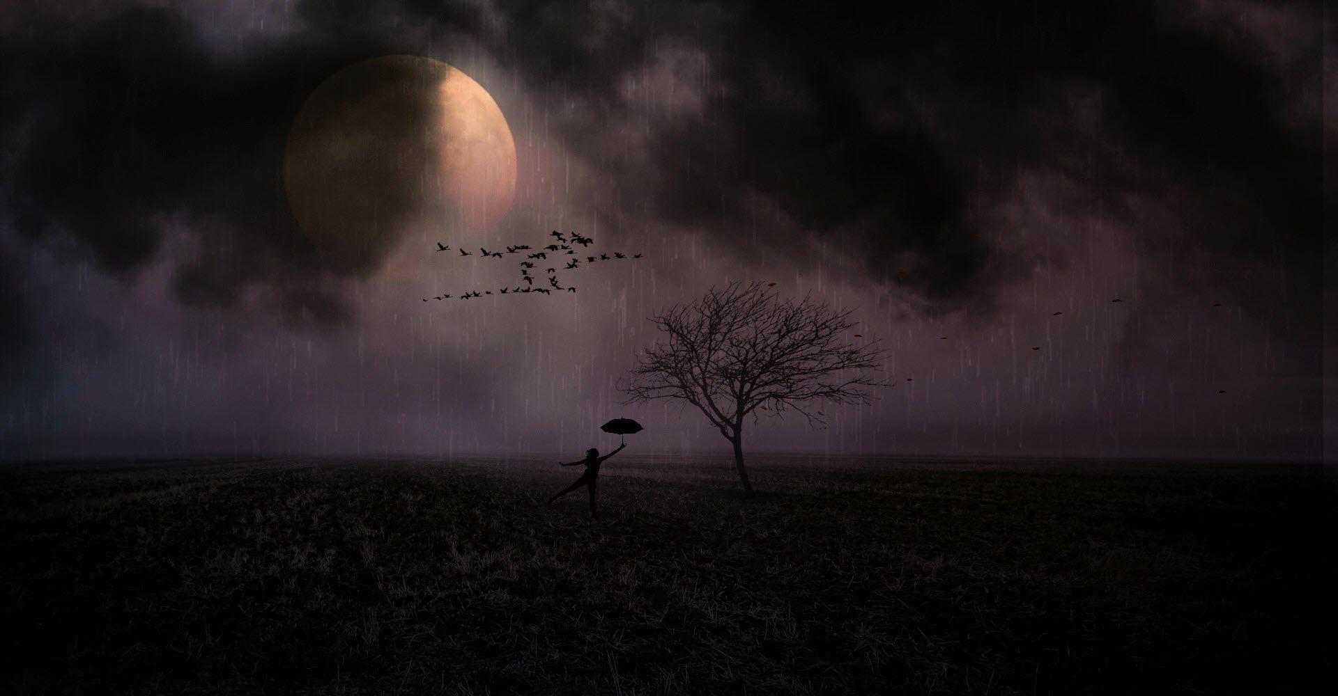 Night Rain Wallpapers - Top Free Night Rain Backgrounds - WallpaperAccess