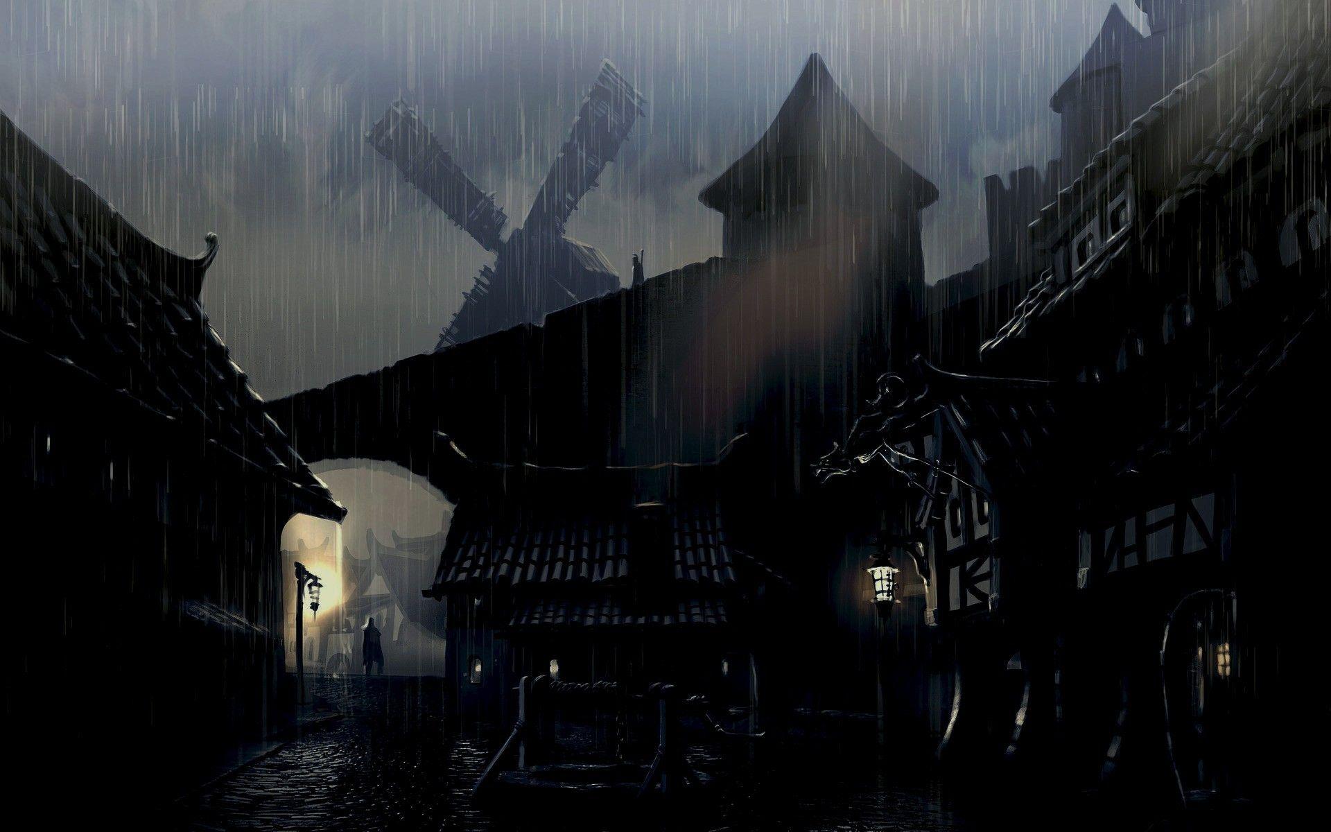 Night Rain Wallpapers - Top Free Night Rain Backgrounds - WallpaperAccess
