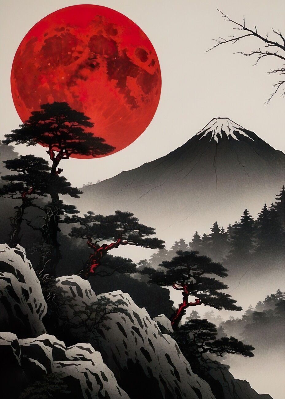 Japanese Moon Wallpapers - Top Free Japanese Moon Backgrounds ...