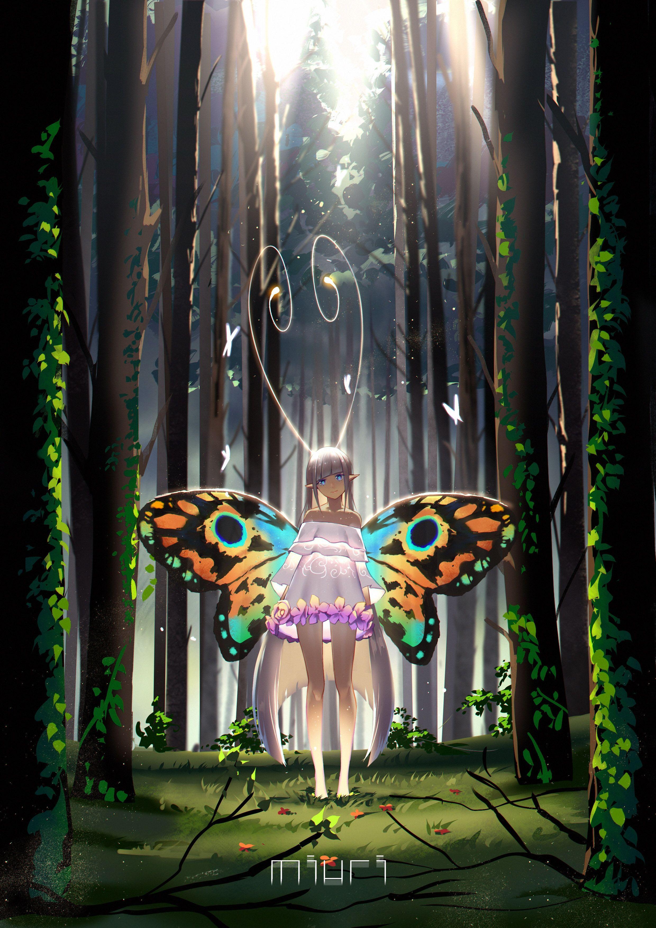 Girl Forest Wallpapers - Top Free Girl Forest Backgrounds - WallpaperAccess