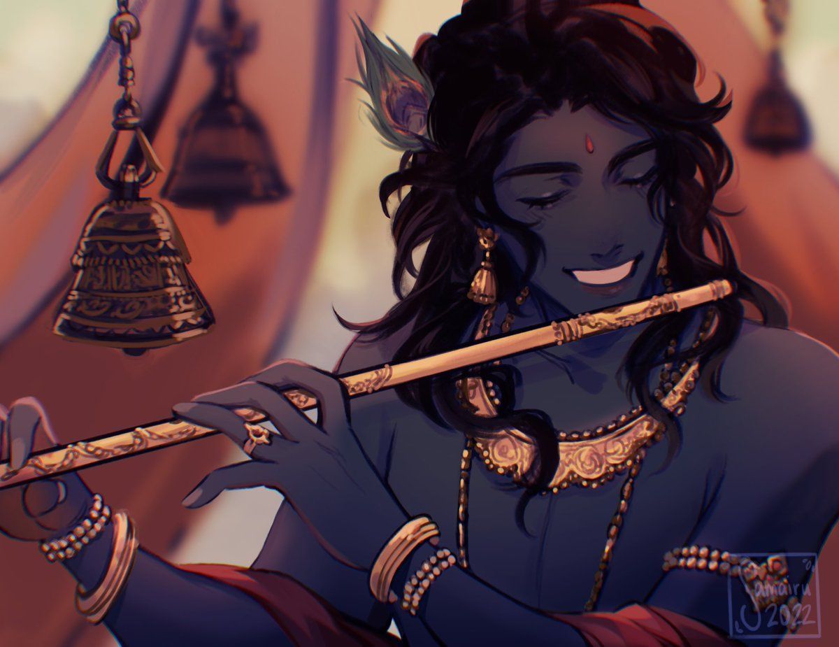 Lord Krishna Anime Wallpapers - Top Free Lord Krishna Anime Backgrounds ...