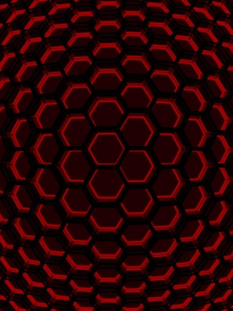 Red Hexagon Wallpapers - Top Free Red Hexagon Backgrounds - WallpaperAccess